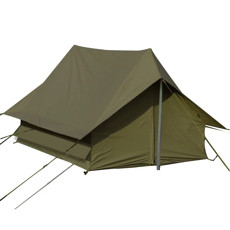 Outdoor-camping-tent-rainproof-cabin-type-A-shaped-canopy-Oxford-family ...