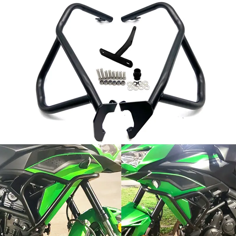Fit-for-Kawasaki-Versys-650-2022-2023-Engine-Guard-Highway-Crash-Bar ...