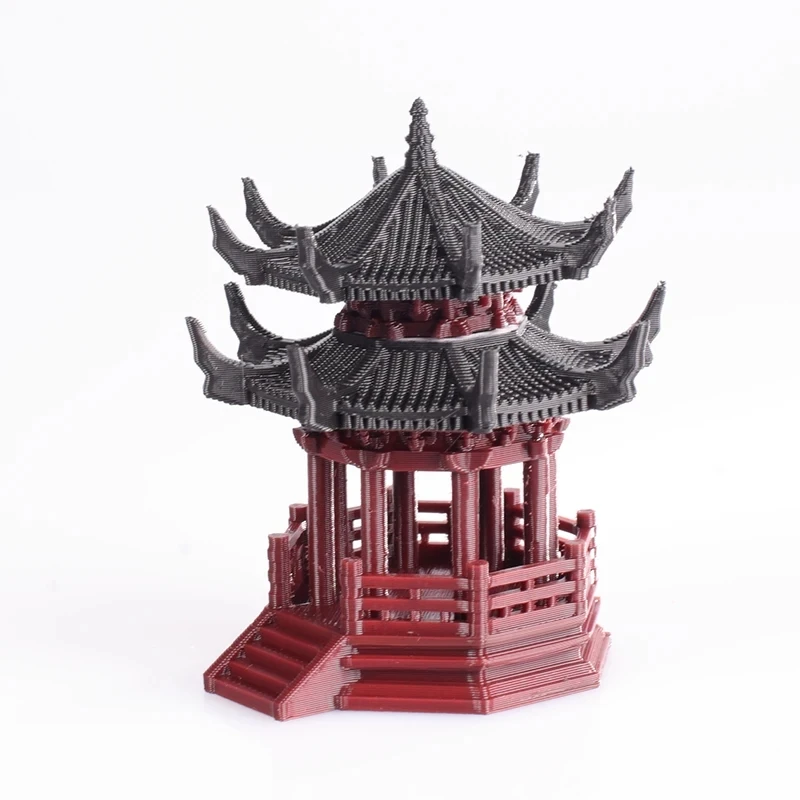 Octagonal-Pavilion-Rockery-Landscape-Bonsai-Ancient-Architecture-Model ...
