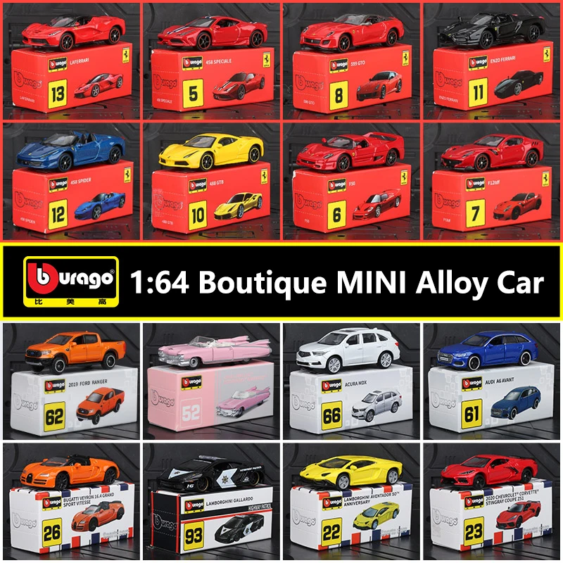 Bburago-1-64-Ferrari-Golf-Porsche-Bugatti-Alloy-Car-Model-Diecasts-Toy ...