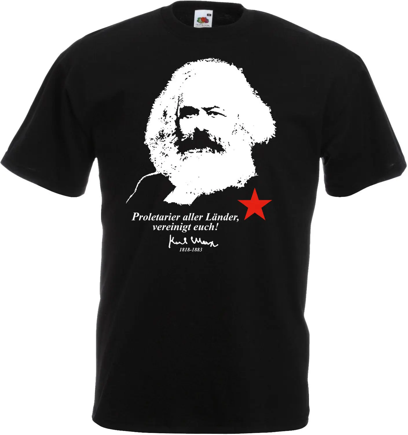 KARL MARX Proletarier Mens T Shirts Short Sleeve Casual Cotton O-Neck T ...