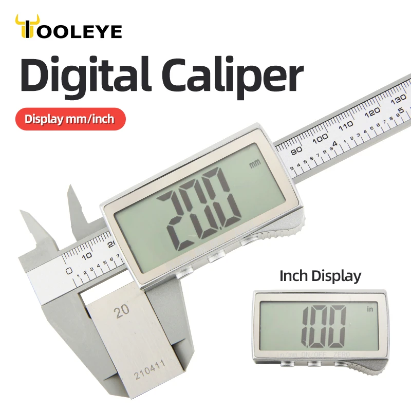 Digital Caliper Electronic Plastic Calipers Vernier Measuring Tools ...