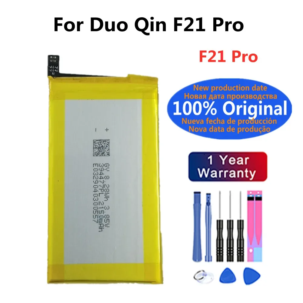2150mAh Original Battery For Duo Qin F21 Pro / F21 Pro+ F21Pro Phone ...