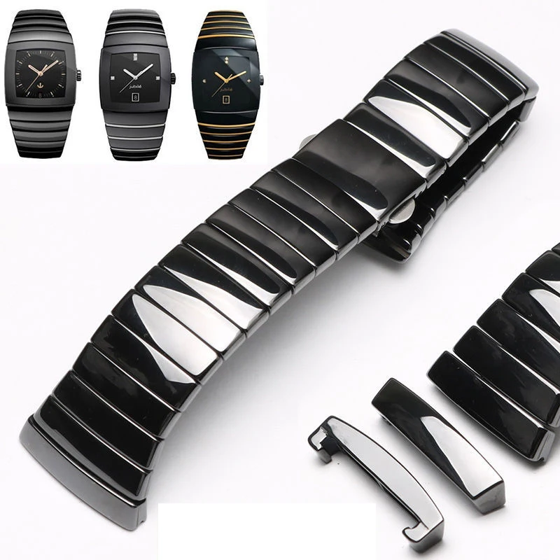 17mm 26mm 29mm High Quality Ceramic Watch Strap For Rado Sintra Series ...