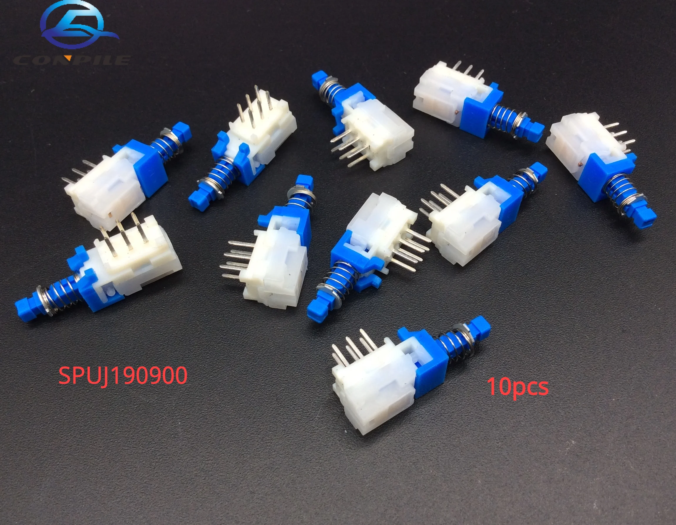 10pcs for ALPS self-locking switch SPUJ190900 with lock 6 feet ...