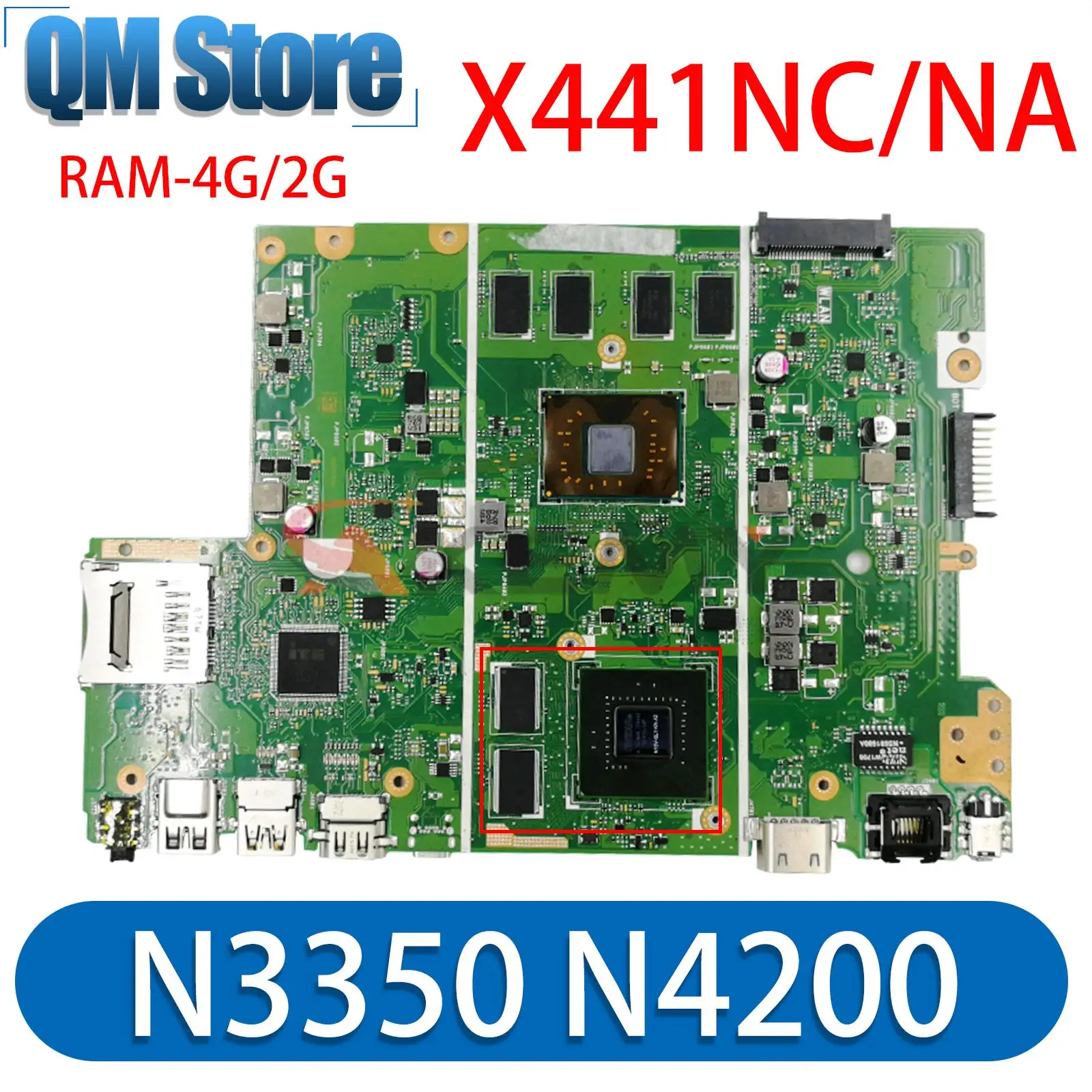 X441NC-Mainboard-For-ASUS-X441N-X441NA-A441N-Notebook-Motherboard-2GB ...
