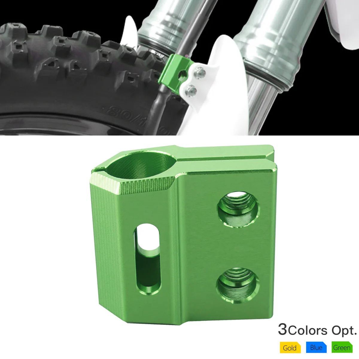 Motorcycle-Front-Brake-Line-Clamp-for-Kawasaki-KX-65-80-85-100-125-250 ...