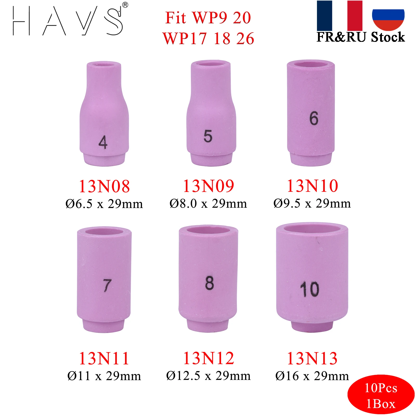 10Pcs-Per-Box-29mm-13N08-13N09-13N10-13N11-13N12-13N13-Alumina-Nozzles ...