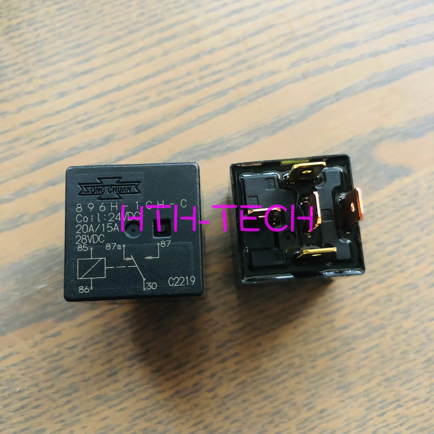 New 896H 1CH C 24VDC Automotive Relay 20A/15A 28VDC 5 Pins|Relays ...