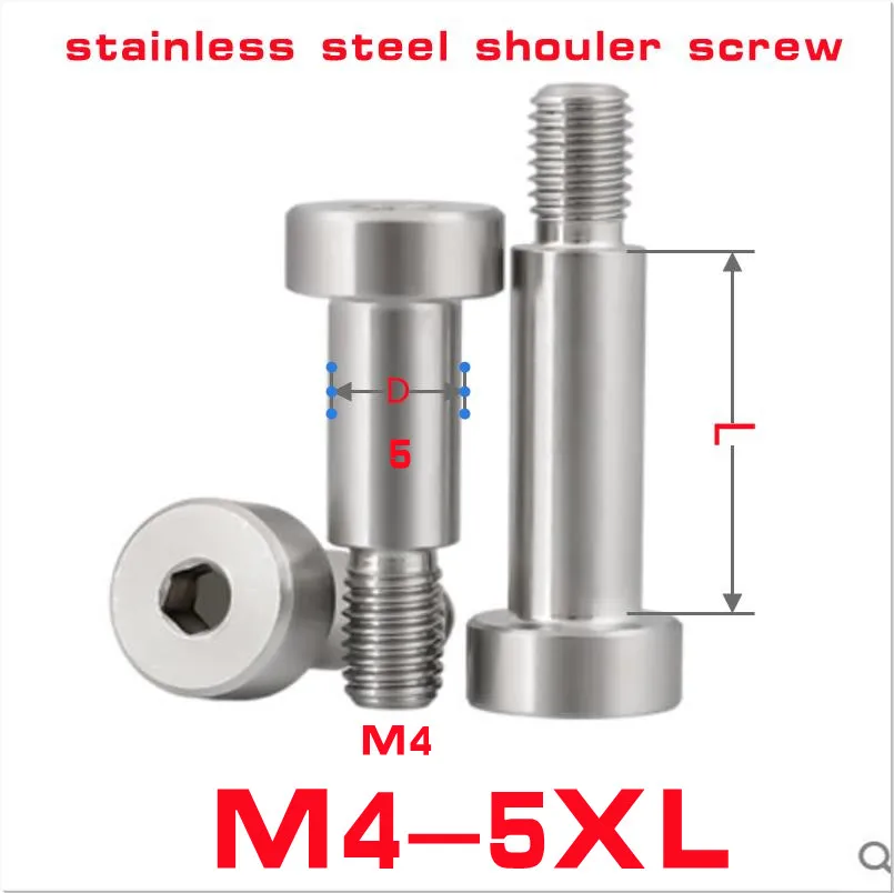 5/10PCS M4-D5X3mm to 50mm 304 A2 Stainless Steel Hex Socket Cap Head ...
