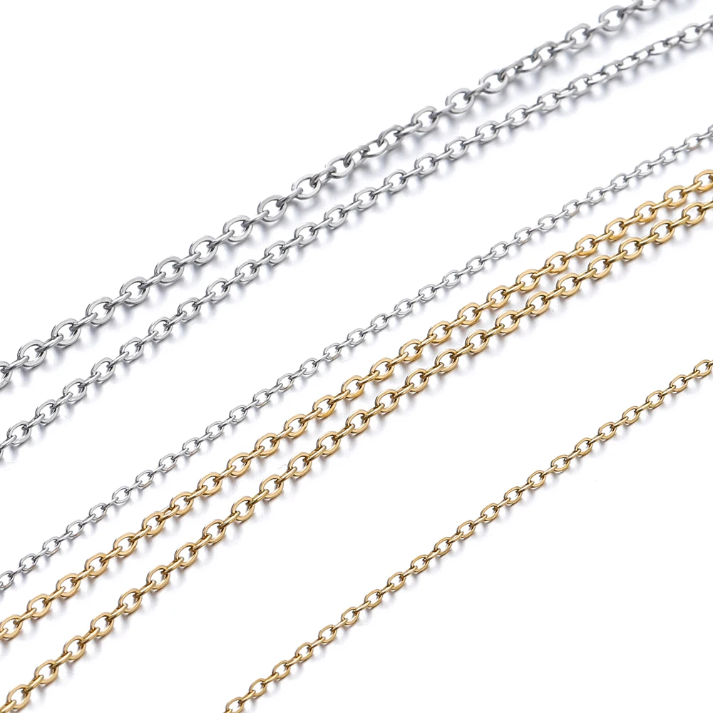 2Meters-1-2-1-6-2mm-Gold-Stainless-Steel-Chain-Necklace-DIY-O-Shape ...