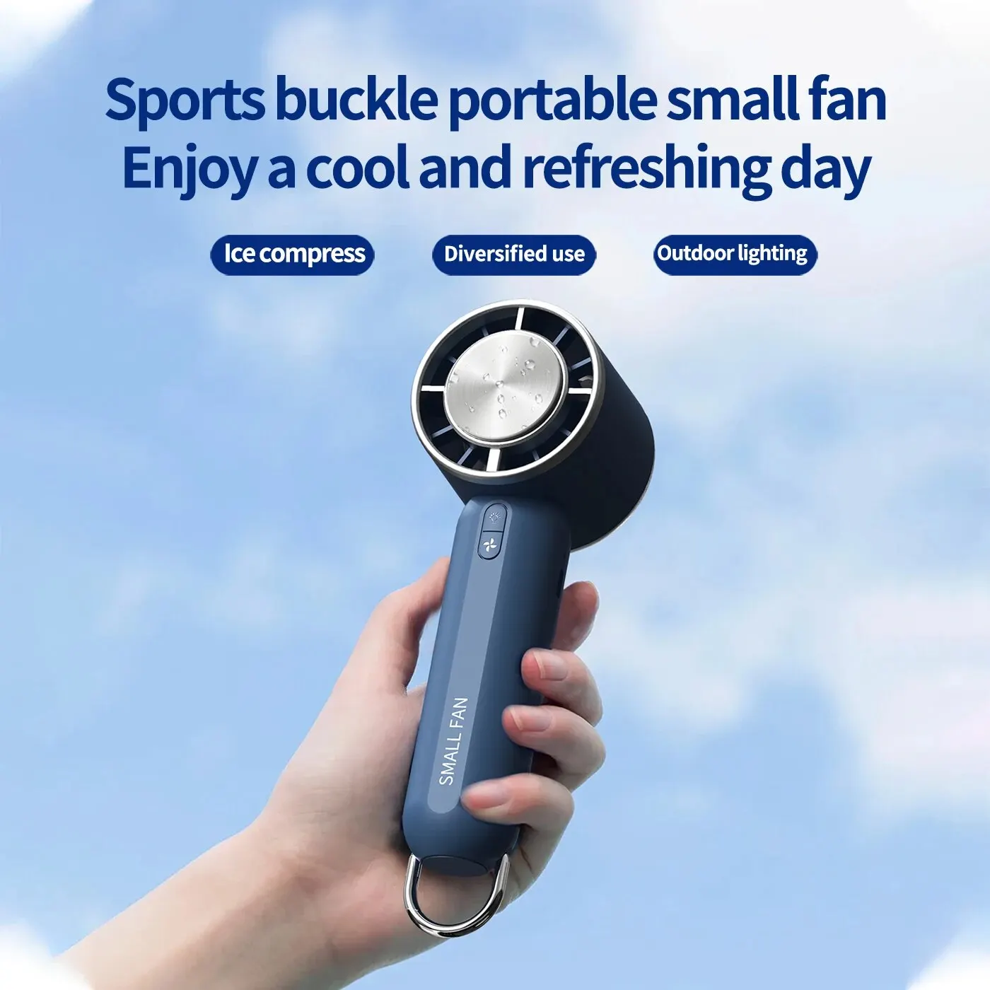 Handheld-Turbo-Fan-Mini-Portable-Hand-Fan-2000mAh-USB-Rechargeable ...