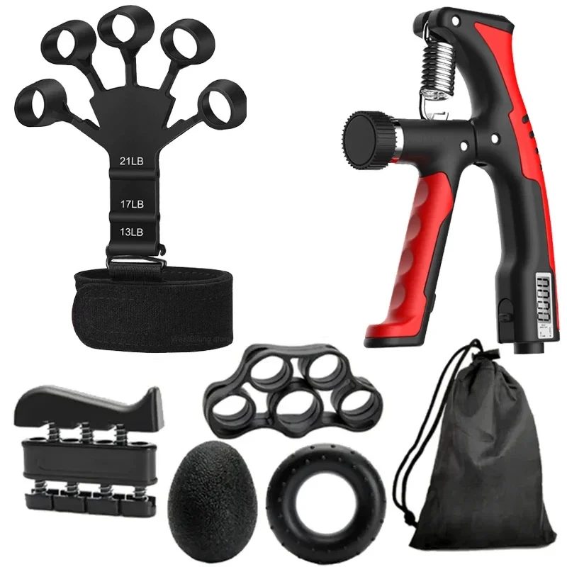 R-Shaped-Spring-Grip-10-100Kg-Hand-Grip-Wrist-Strength-Arm-Muscle ...