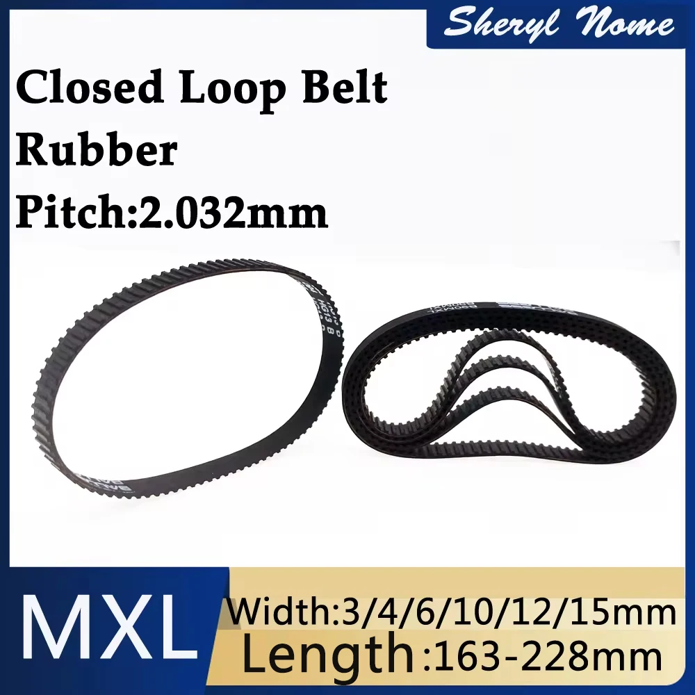 MXL-industrial-conveyor-black-rubber-circular-closed-synchronous-belt ...