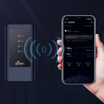 5G MiFi Mobile Modem Router WiFi5 Dual Band Hotspot with SIM Card Slot ...