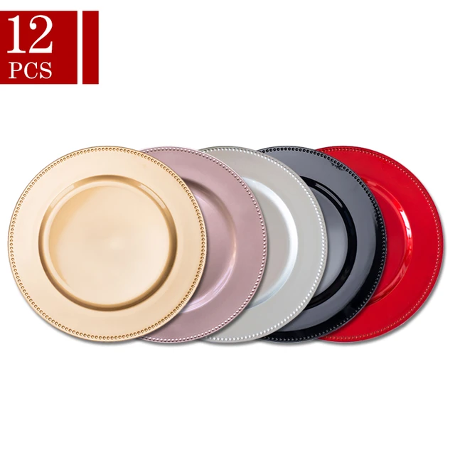 Red Charger Plates