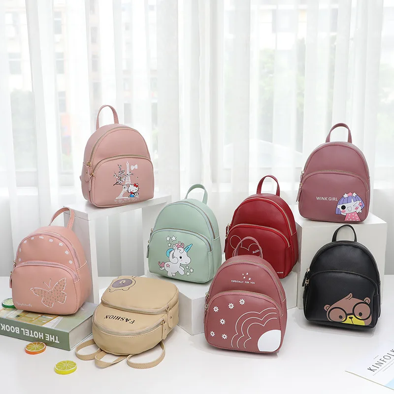 Women-s-Bag-New-Printed-Backpack-Fun-Cute-Small-Book-Bag-Large-Capacity ...