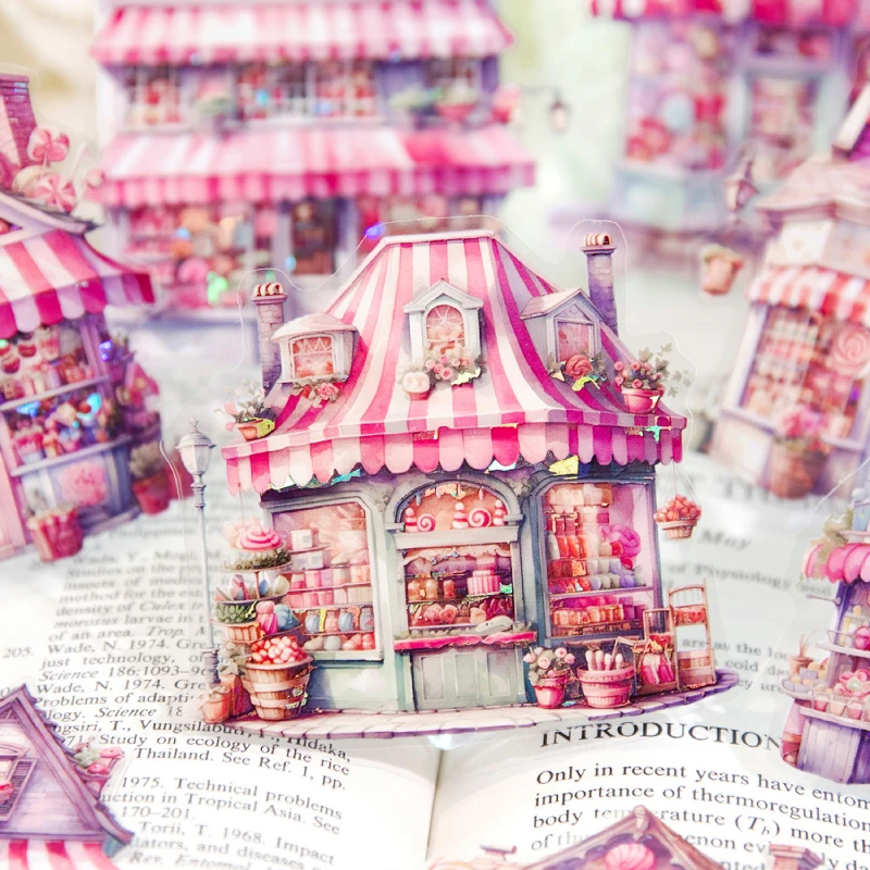 10-pcs-Four-seasons-Street-series-Decor-Sticker-Junk-Journal-DIY ...