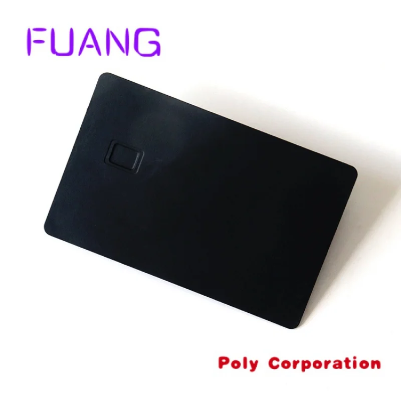 Custom blank metal card with chip slot and magnetic stripe signature ...