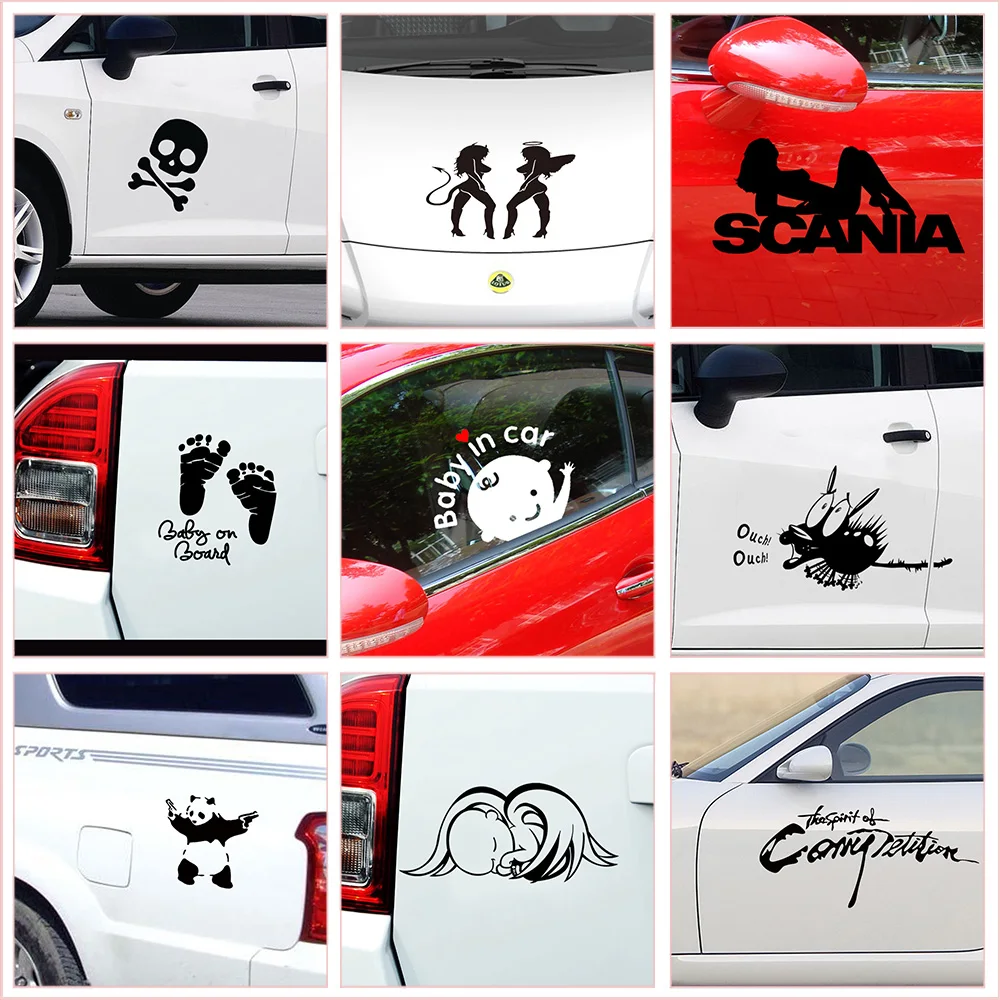 Baby On Board Creative Pattern Quotes Car Stickers Waterproof Cars ...