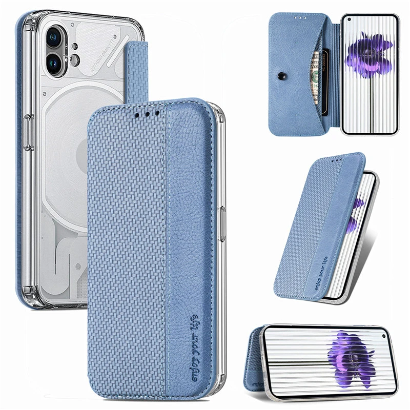 For Nothing Phone 1 Case Leather Flip Wallet Cover For Nothing Phone 1 ...