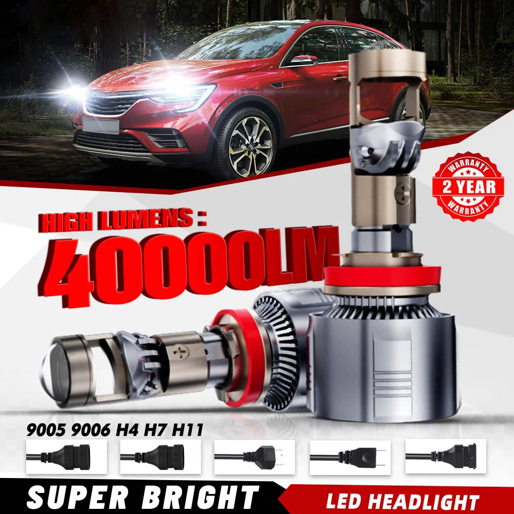 H4-Bi-Led-Projector-Mini-LED-Projector-Lens-Car-Headlight-Bulbs-Led ...