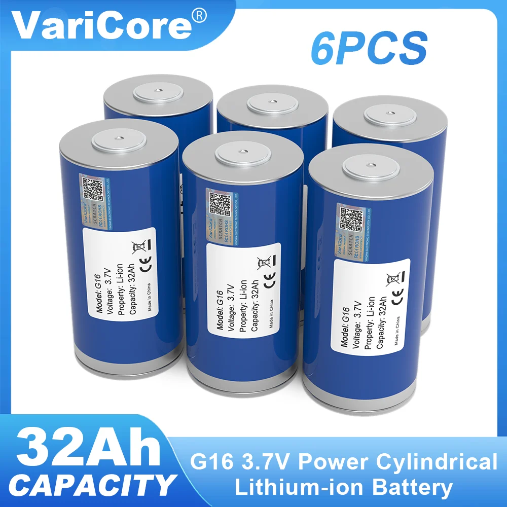 6pcs-VariCore-3-7V-46950-32Ah-Lithium-Rechargeable-Battery-10C-320A ...