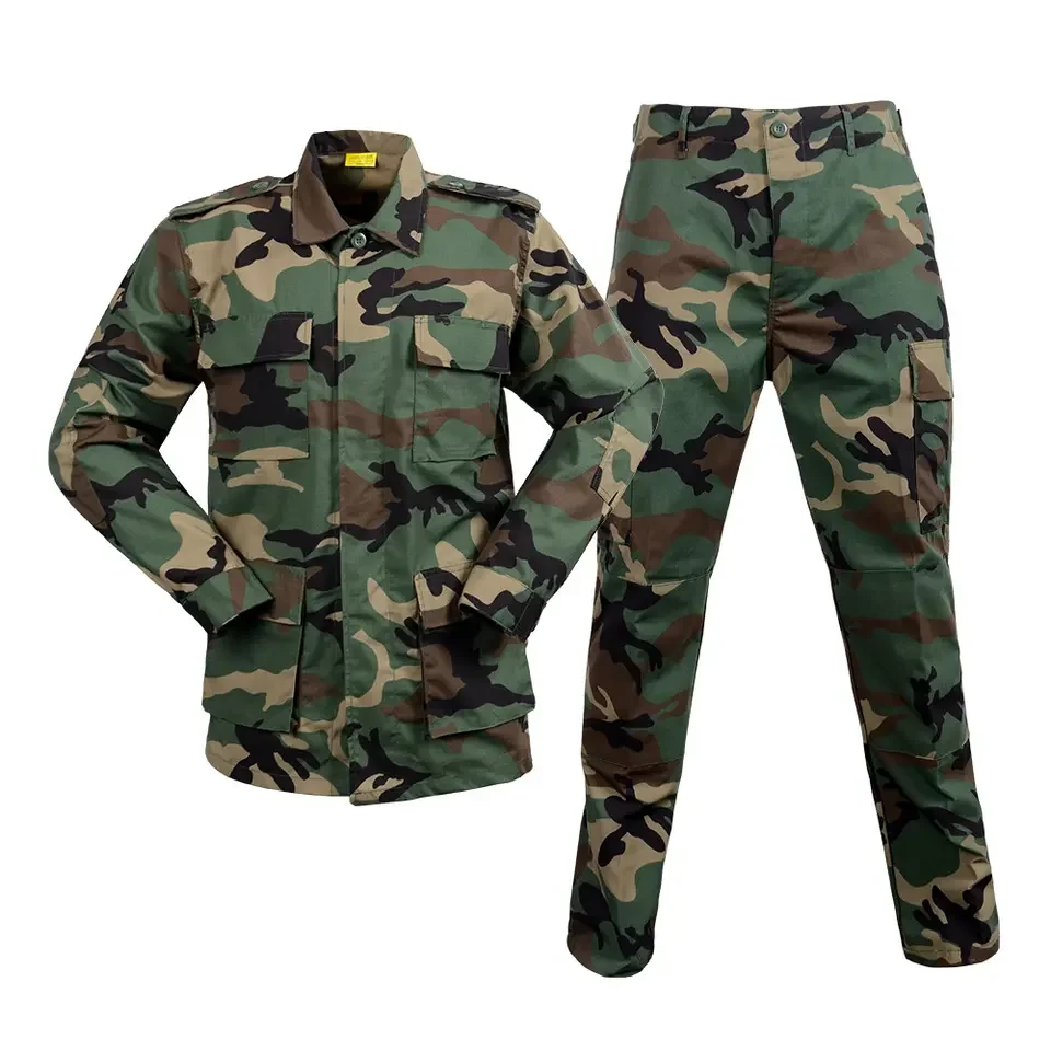Four-Chest-Pocket-Military-Uniform-Battle-Dress-Suits-Army-Training ...