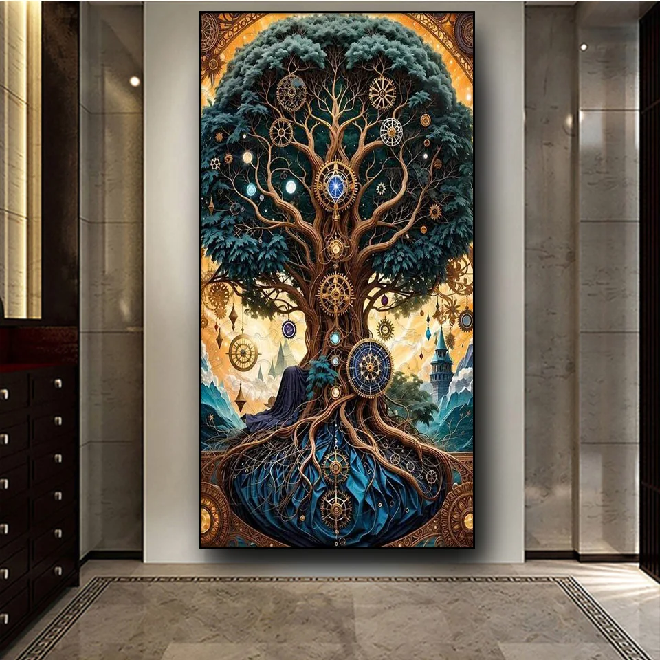 5d-DIY-Diamond-Painting-Tree-of-Life-Full-Round-Diamond-Mosaic ...