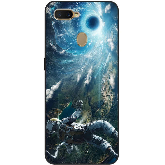 Silicone Phone Case for OPPO A5S Case AX5s CPH1909 Soft TPU Back Cover ...