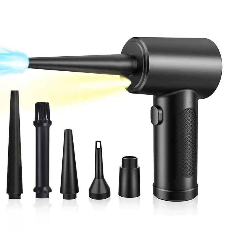 50000 RPM Compressed Air Duster Cordless Portable Rechargeable Wireless ...