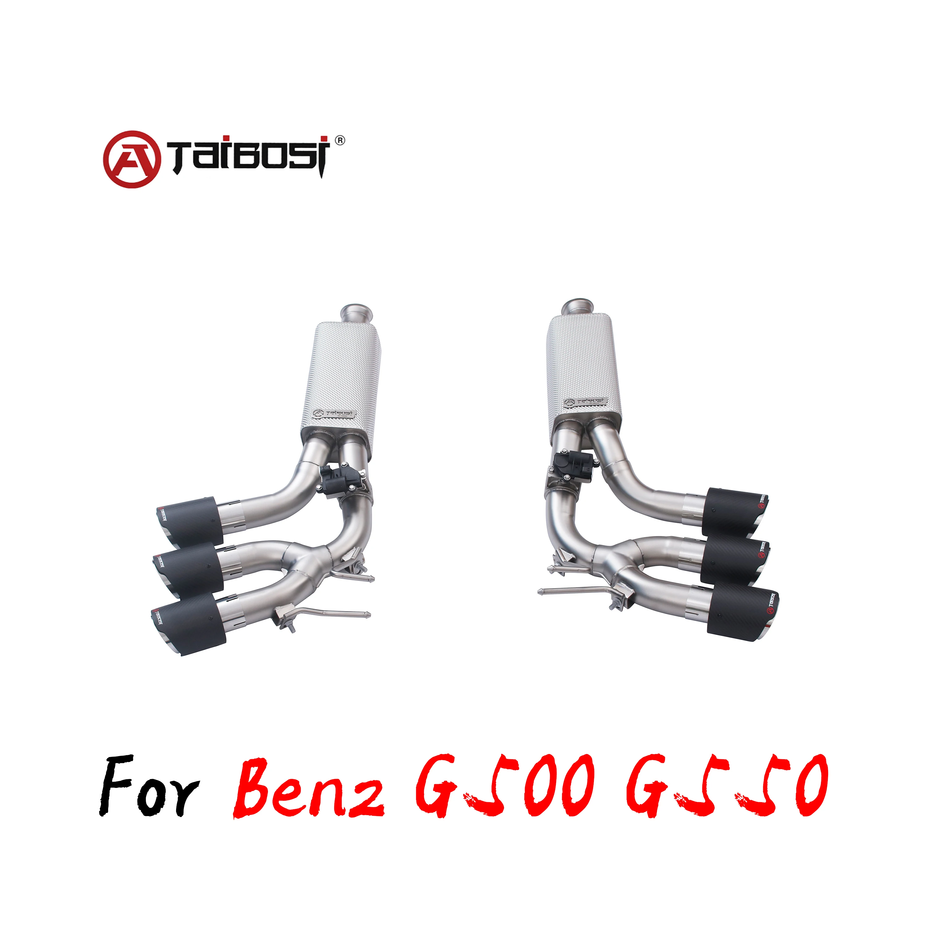 For-Mercedes-Benz-G500-G550-4-0T-Car-Exhaust-System-Cat-back-Exhaust ...