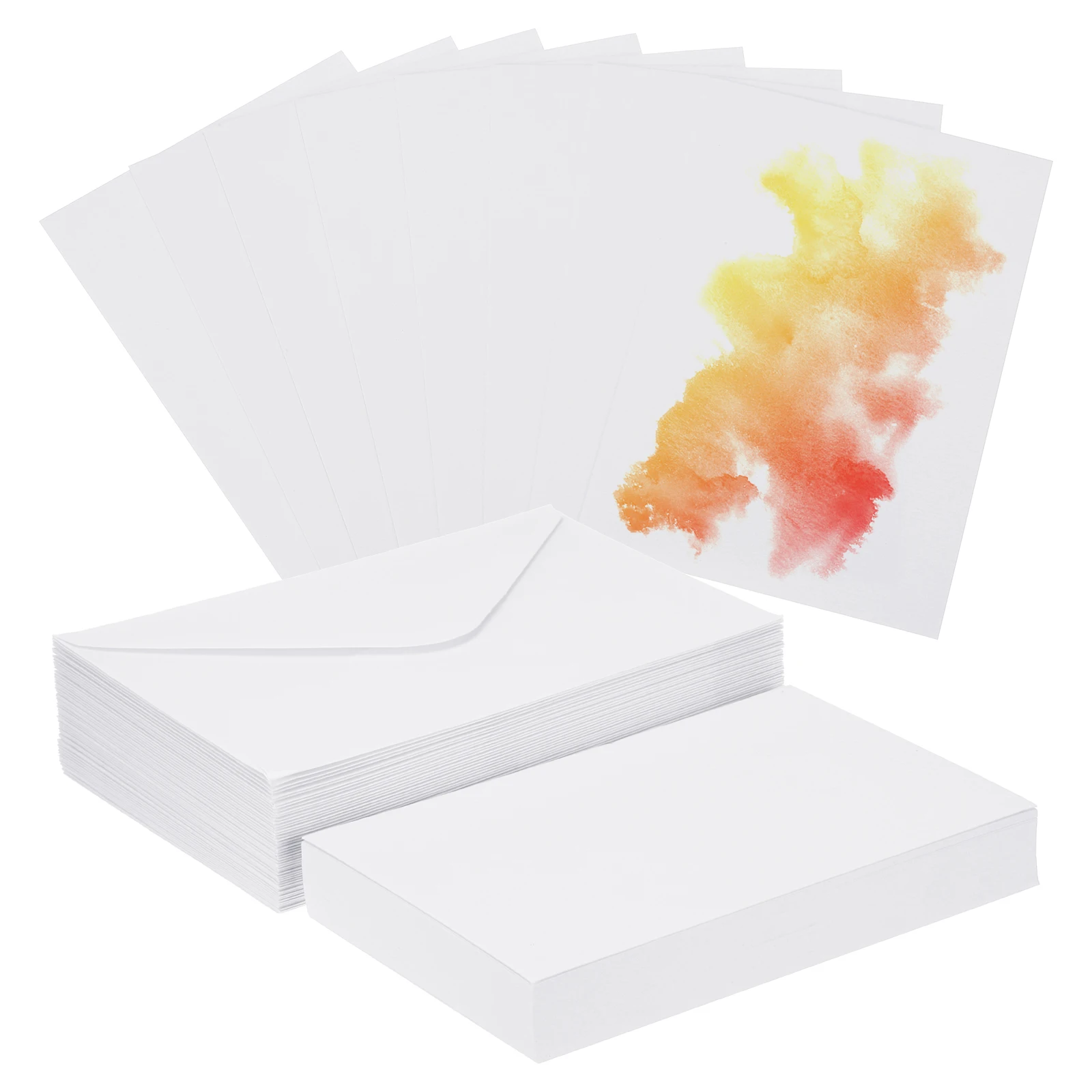 50-100set-300gsm-cartoline-in-puro-cotone-carte-di-carta-ad-acquerello ...