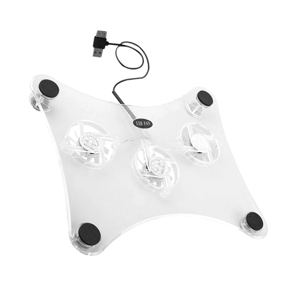 Computer-K-hl-kissen-3-L-fter-Kunststoff-USB-Laptop-LED-Licht-K-hler ...
