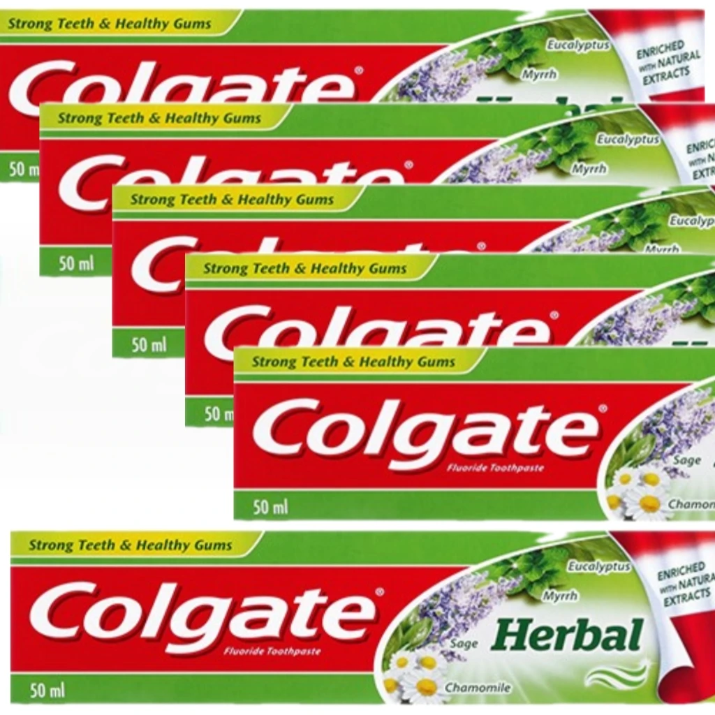 COLGATE-HERBAL-Pasta-De-Dientes-Herbal-Original-tubo-50ml-PACK-de-6 ...