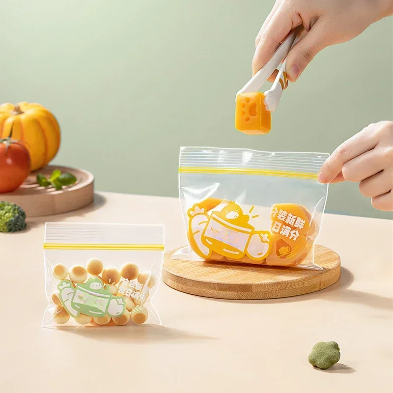 Reusable-Zip-Lock-Bag-Food-Grade-Transparent-Storage-Bag-with-Zipper ...
