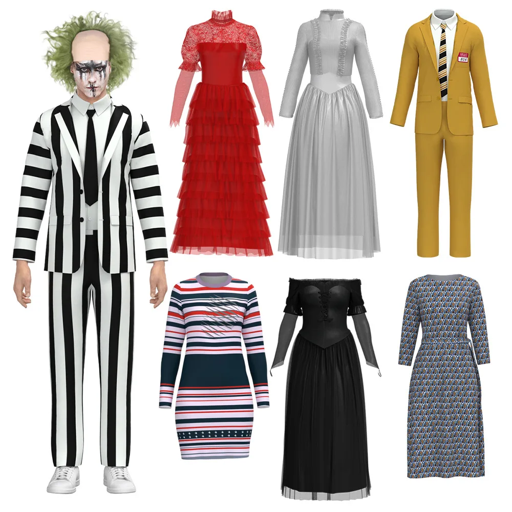 Adults Kids Movie Holloween Cosplay Costumes Women Man Boys Girls Funny ...
