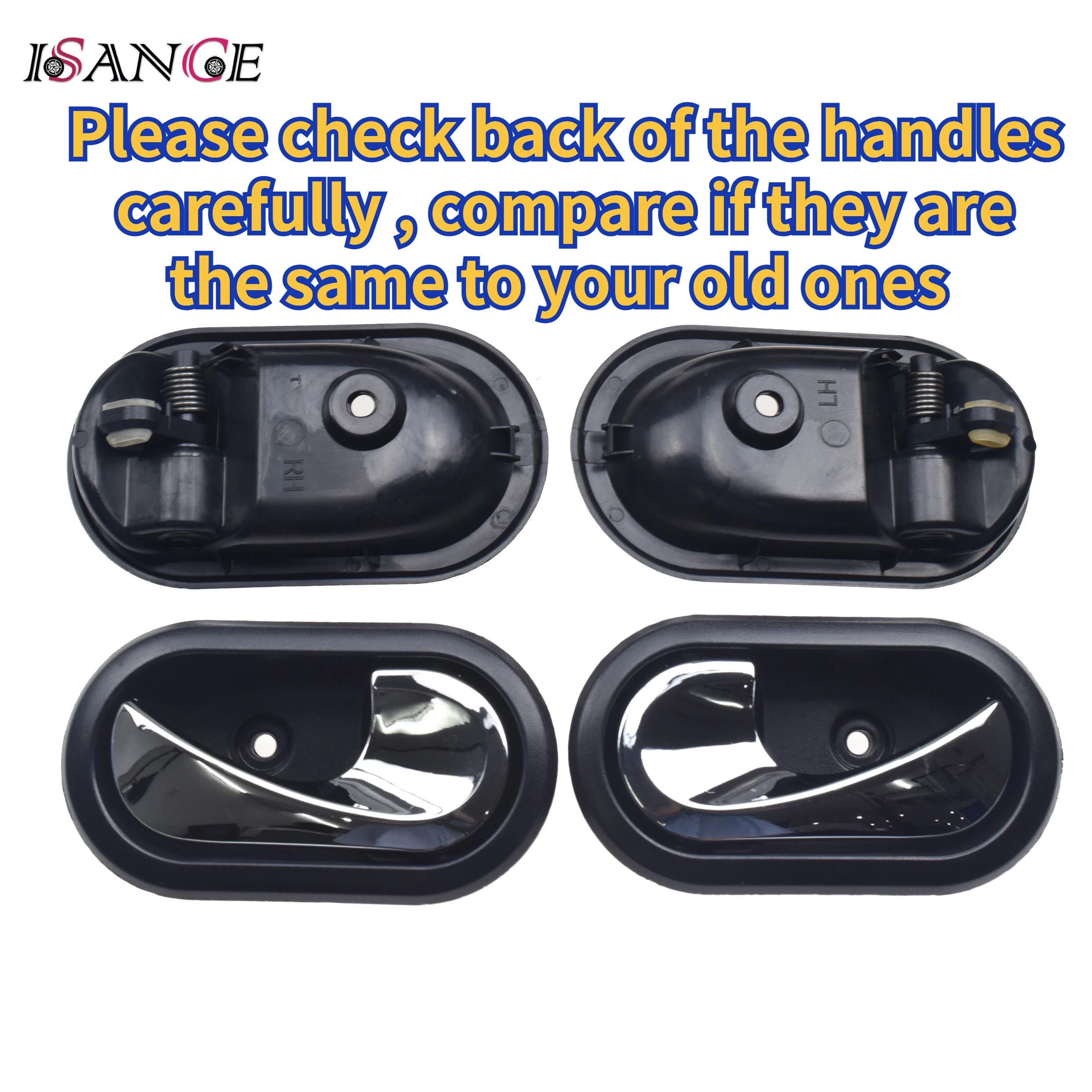 4pcs-Chrome-Inside-Door-Handle-Front-Rear-Left-Right-For-Renault-Nissan ...