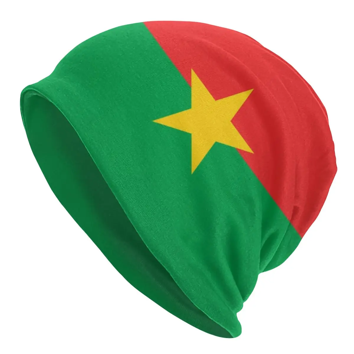 Burkina Faso Flag Bonnet Femme Cool Knitting Hat For Men Women Winter ...