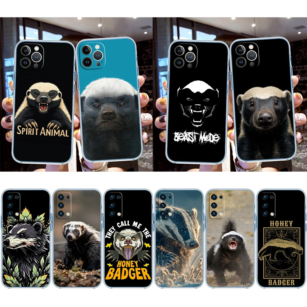 BH50 Honey Badger Transparent Phone Case for Motorola Moto G40 G04 G05 ...