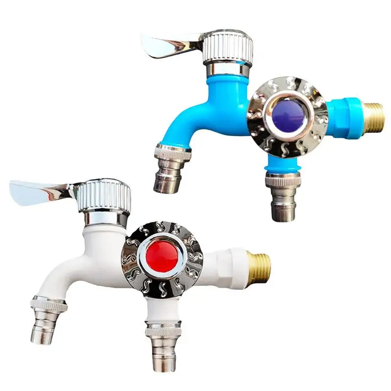 Double-Garden-Faucet-Washing-Machine-Tap-Outdoor-Antifreeze-Dual ...