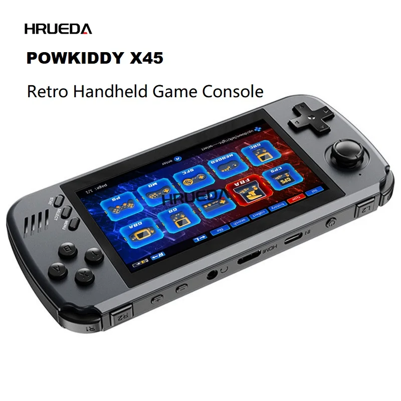 POWKIDDY-consola-de-juegos-port-til-Retro-X45-pantalla-IPS-de-4-5 ...