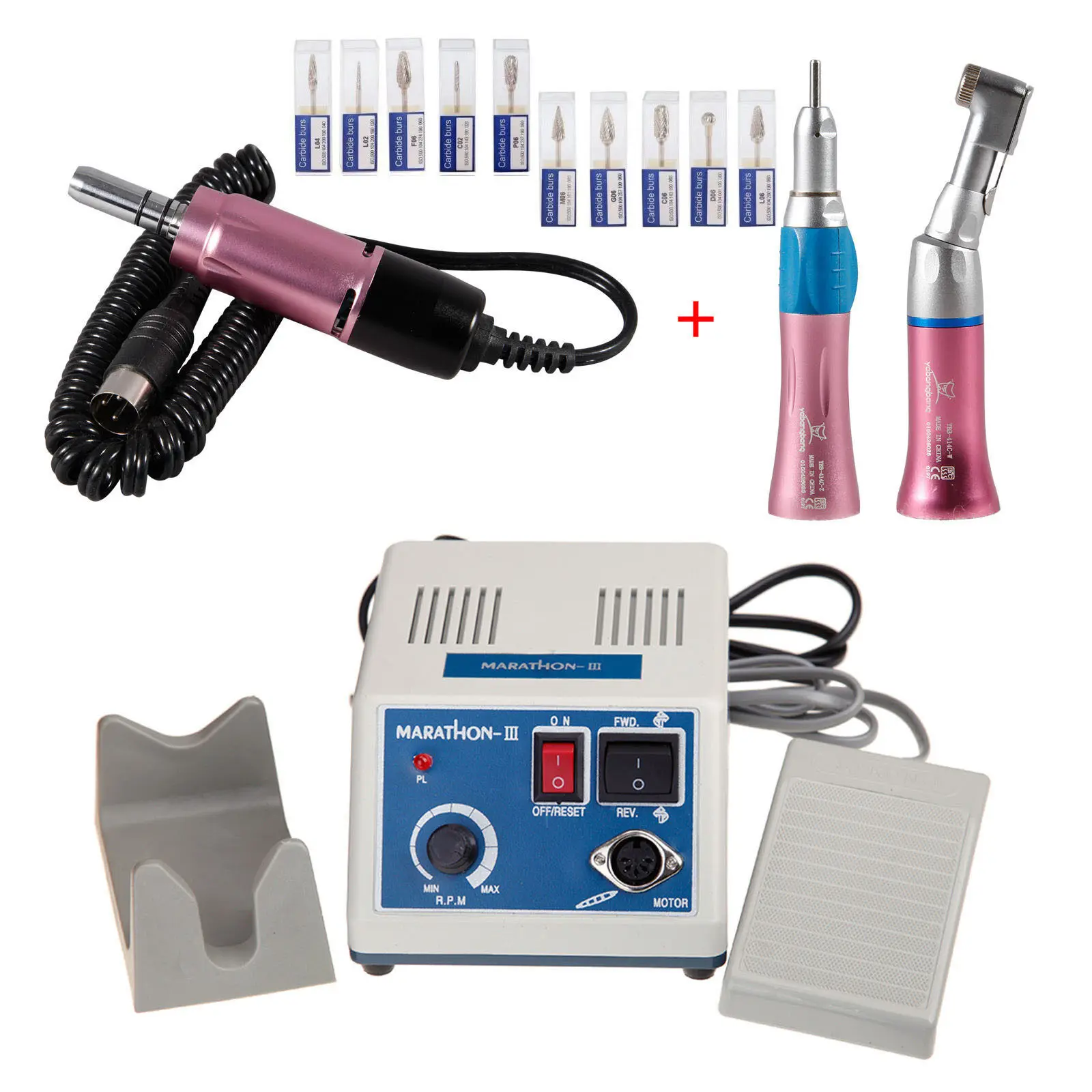 Marathon Dental Lab 35K rpm Electric Micromotor N3 Machine/ Contra ...
