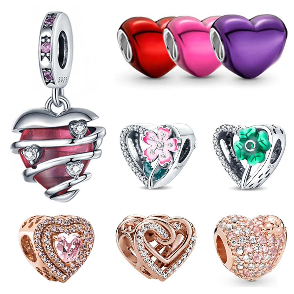 Charms-de-Pandora-de-color-plateado-Pulsera-Original-fabricaci-n-de ...