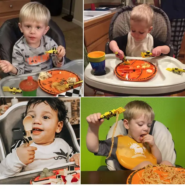 ConstructiDine Kids’ Mealtime Kit - Gifts for idea