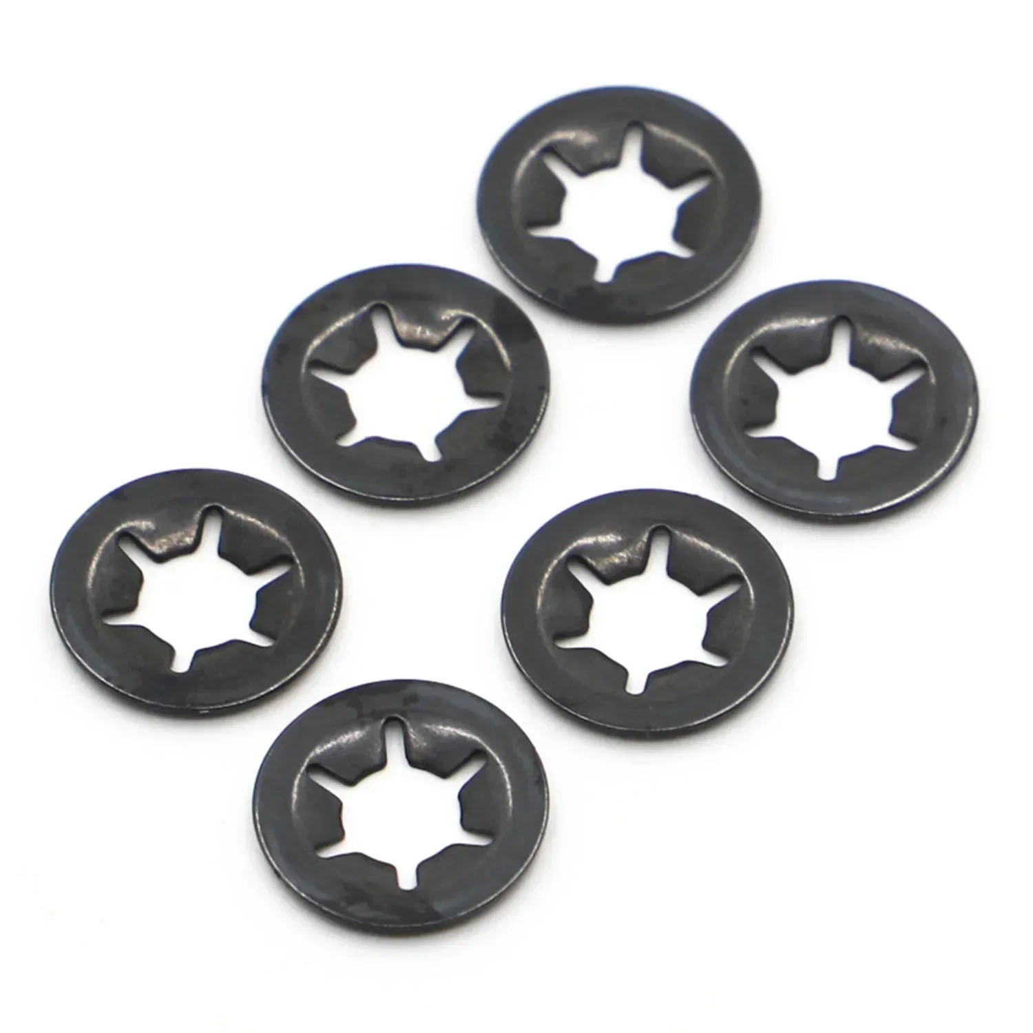 10-50pcs M12 Star Lcok Plum Bearing Retaining Rings Flower Washer Clip ...