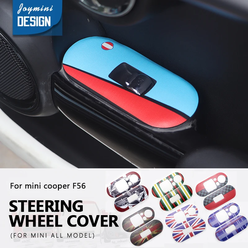 Night-Jack-Door-Window-Lifter-Switch-Control-Panel-Cover-Stickers-Decal ...