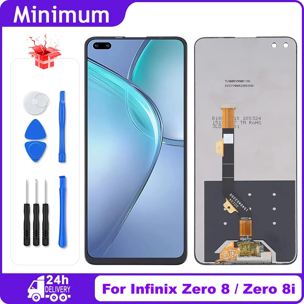 6.85" Original For Infinix Zero 8 X687 LCD Display Touch Screen ...