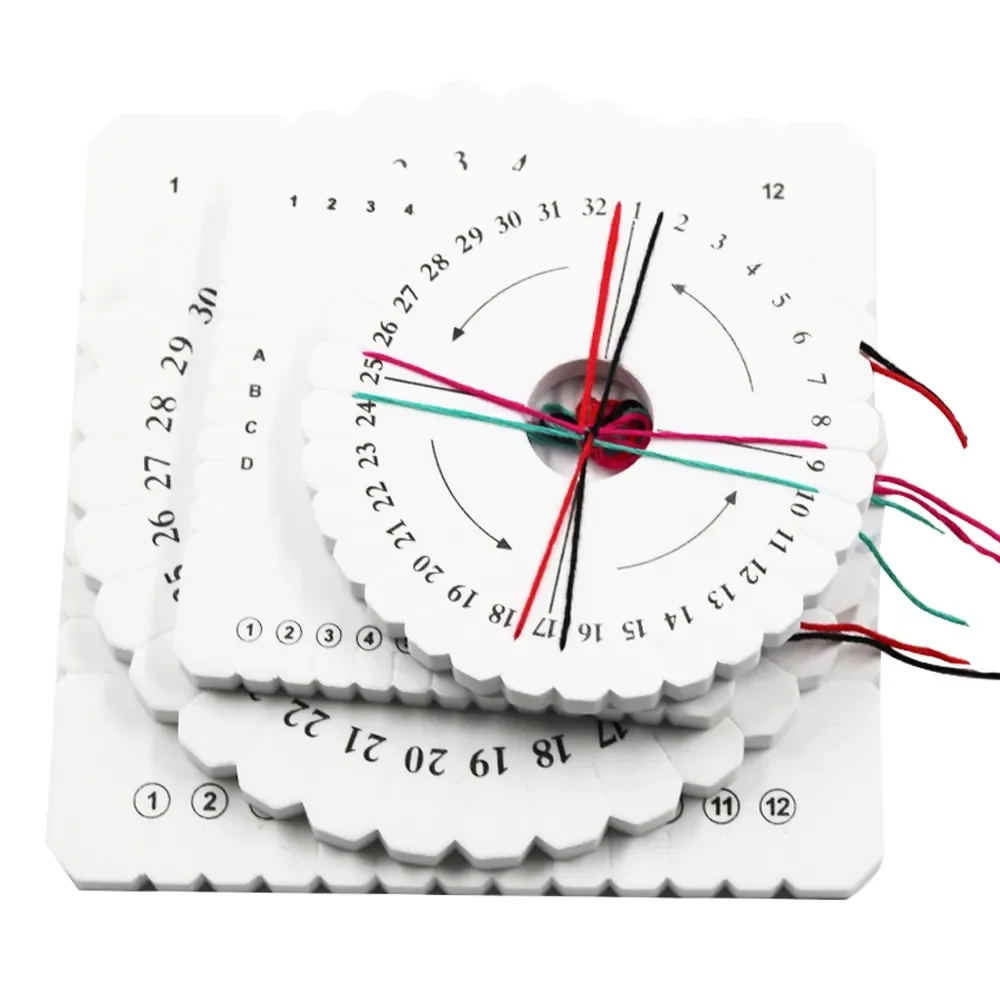 2-4Pcs-Braiding-Disk-Round-Square-Kumihimo-Beading-Cord-Disc-Braiding ...