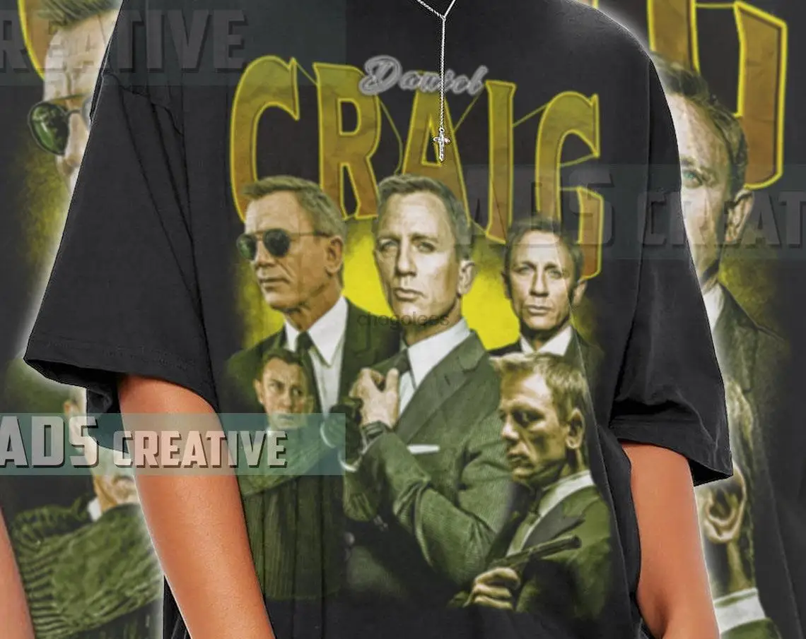 Limited-Daniel-Craig-shirt-Vintage-T-Shirt-Shirt-Vintage-90s-Grapic-Tee ...